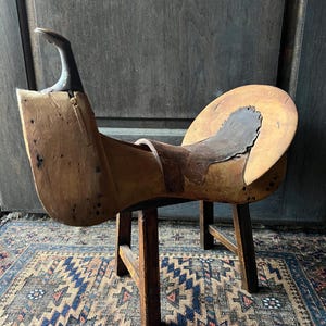 Antique Pony Saddle Frame. Saddle Tree. Wooden Saddle Frame. Would Make ...