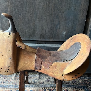 Antique Pony Saddle Frame. Saddle Tree. Wooden Saddle Frame. Would Make ...
