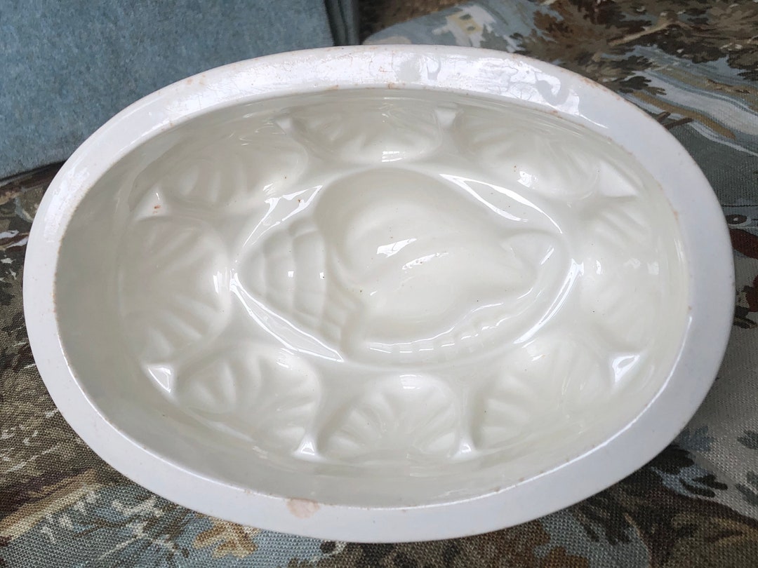Antique Copeland Seashell Ironstone Jelly Mold: English Stoneware - Etsy