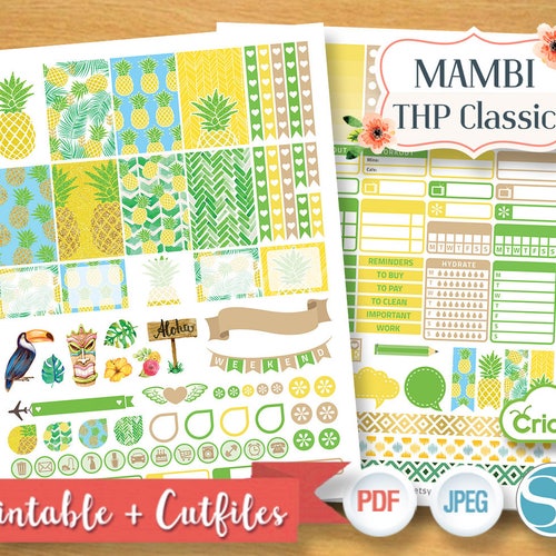 Weekly Schedule Planner Stickers Full Box Tracker Printable | Etsy