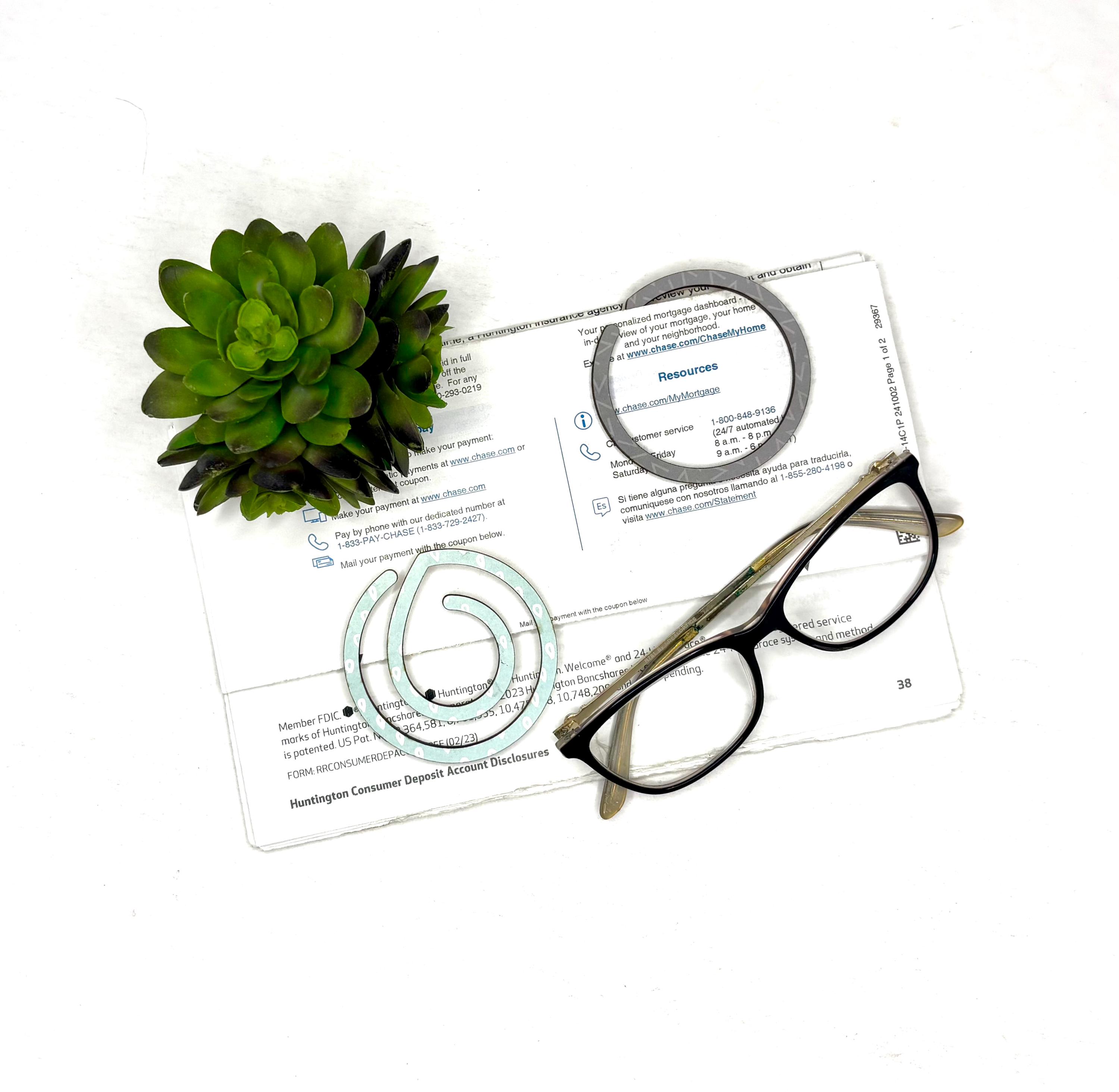 Laser Cut Circle Bookmark SVG File: Scrap Buster Design (digital ...