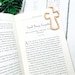Cross Shaped Bookmark File Religious Bookmark Laser File - Etsy
