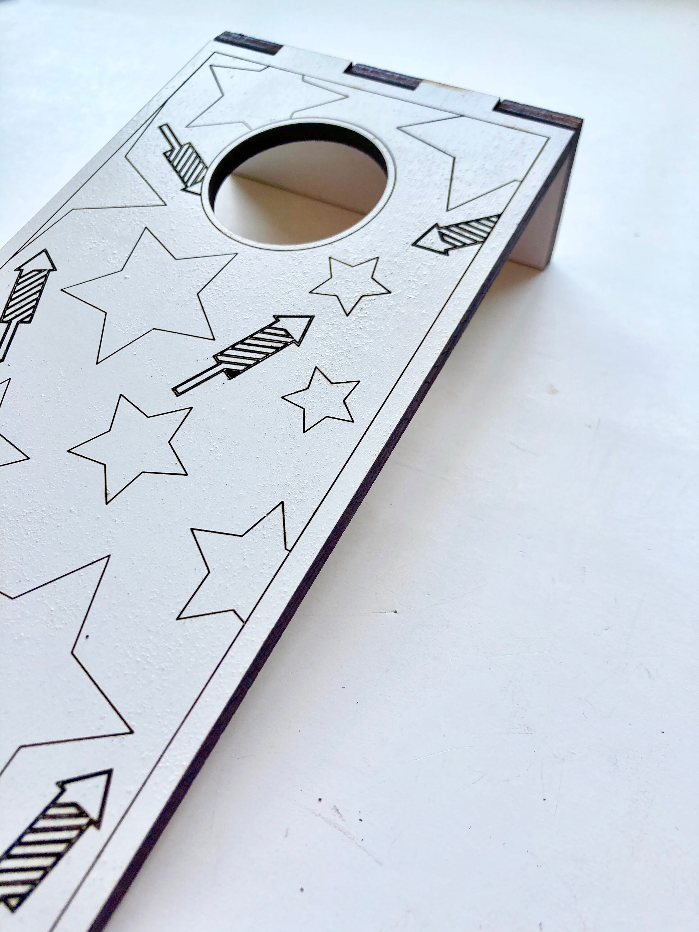 Coin hole game digital file patriotic svg file 4th of July | Etsy