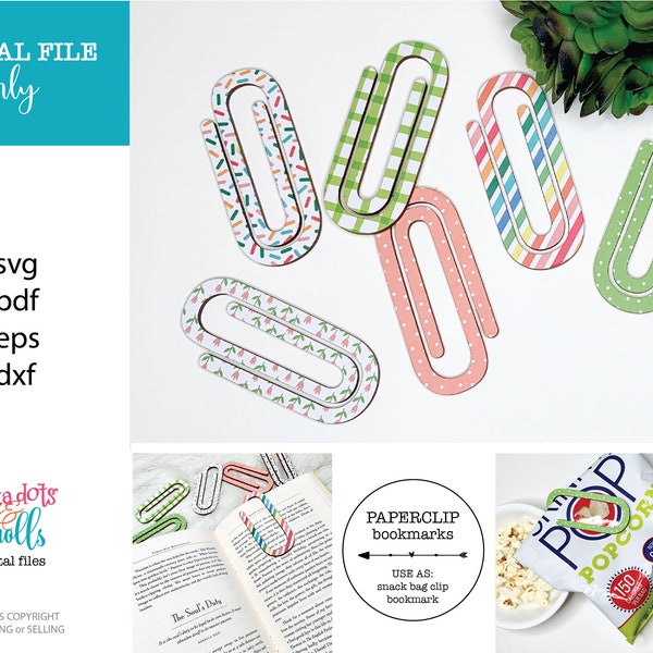 Paperclip Bookmark - Etsy