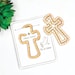 Cross Shaped Bookmark File, Religious Bookmark Laser File, Easter ...