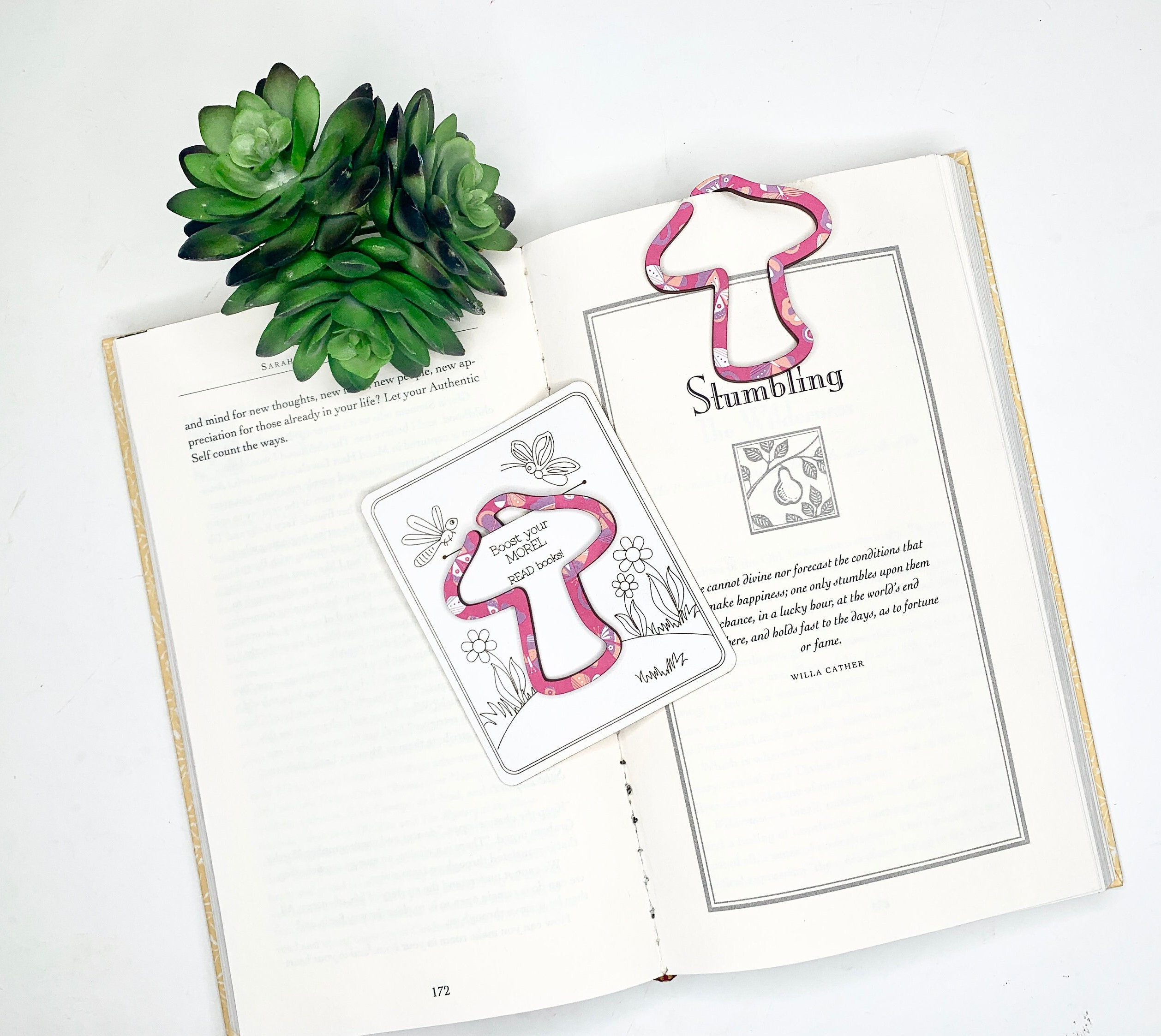 Mushroom Shaped Laser File, Mushroom Bookmark Svg, Laser Mushroom File ...