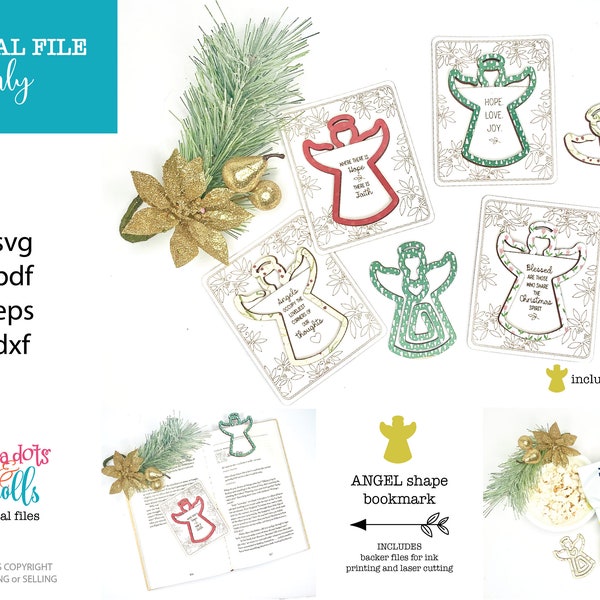 Angel Bookmark - Etsy