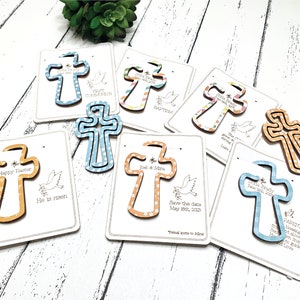 Cross Bookmark Laser Cut File, Baptism, Easter (svg Pdf Eps Dxf) - Etsy