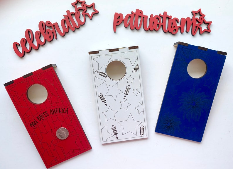 Coin Hole Game Digital File, Patriotic Svg File, 4th of July SVG Files ...