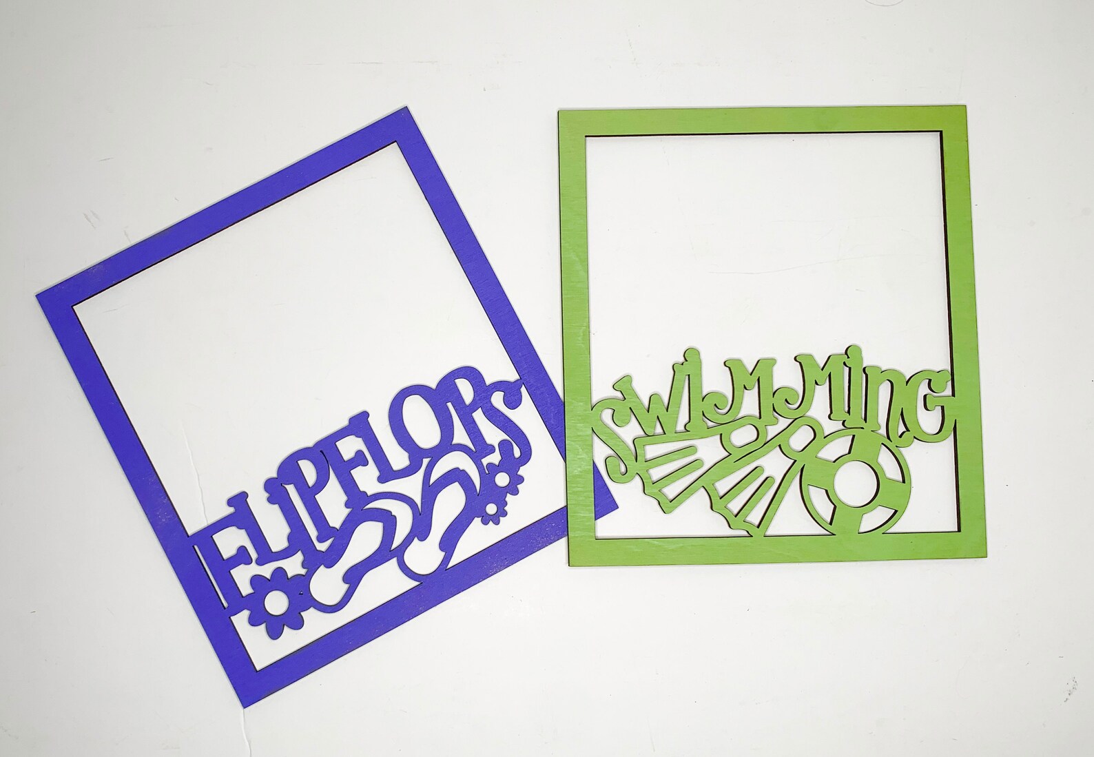 Summer Frame Bundle Laser Files, Laser Picture Frame Files, Photo Frame ...