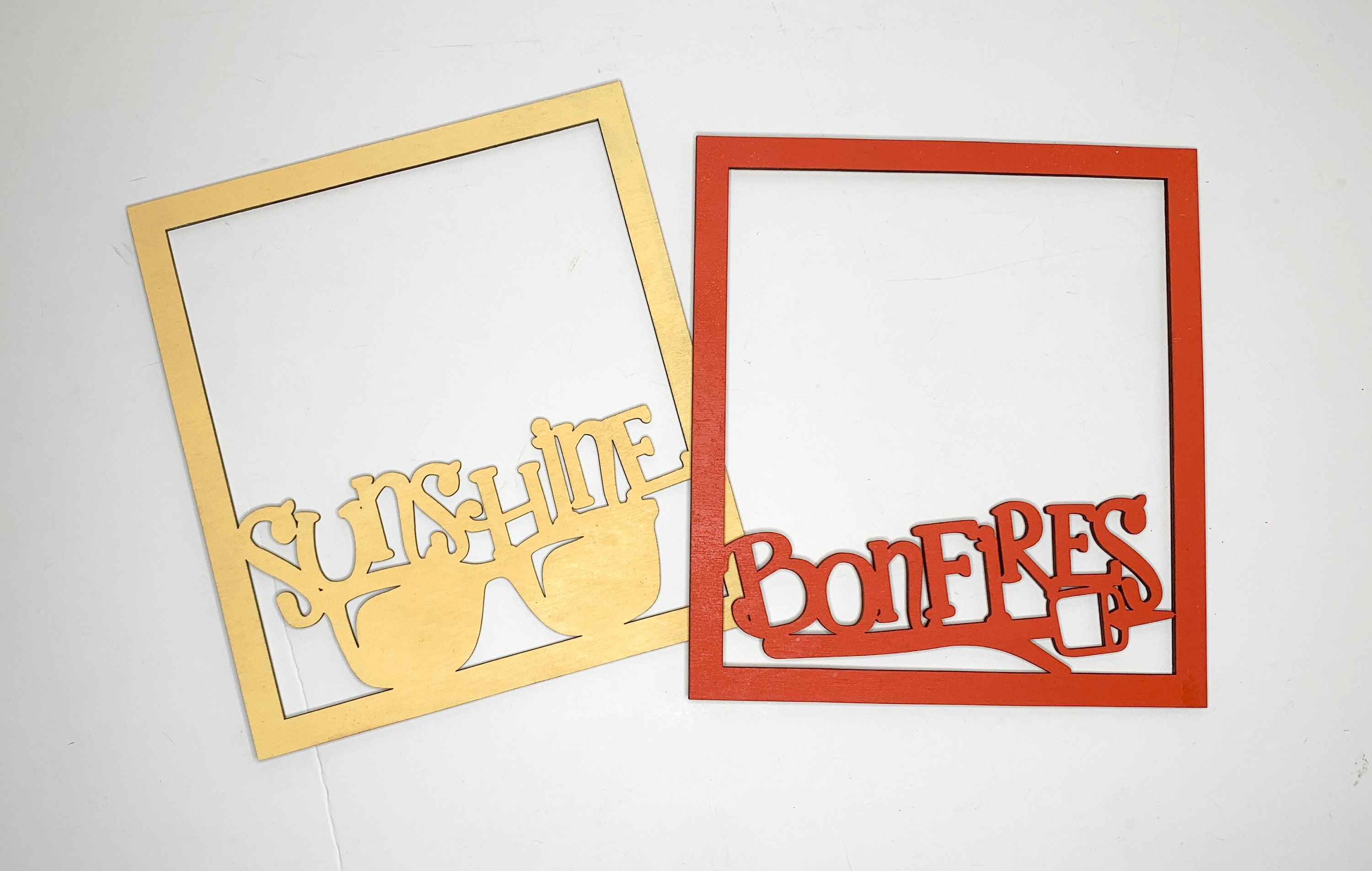 Summer Frame Bundle Laser Files Laser Picture Frame Files | Etsy