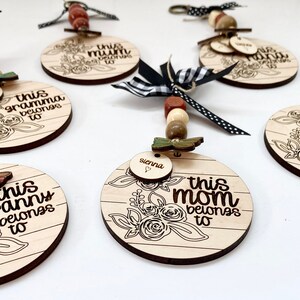 Mother's Day Keyring Svg File, Personalized Mother's Day File, SVG ...