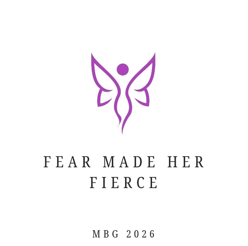 Fear Made Her Fierce Butterfly Logo T-shirt | Inspirational Feminine ...