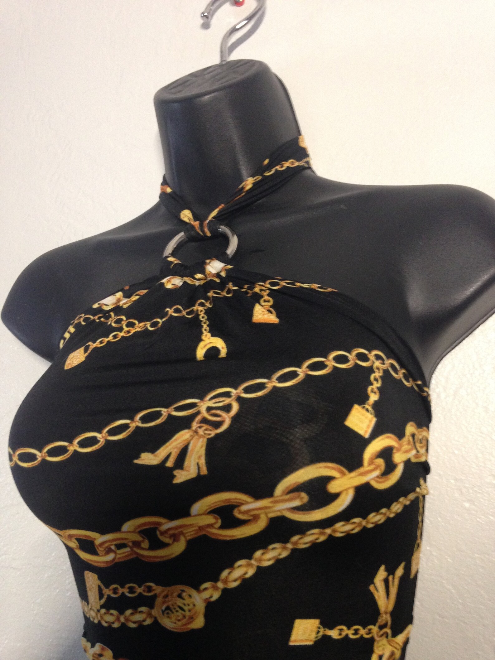 Chain O Ring Halter Top - Etsy