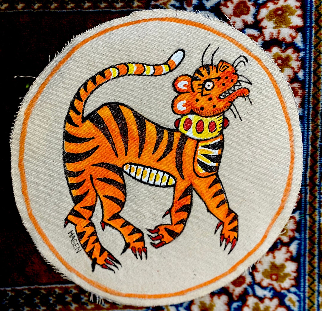 Hand Painted Canvas Patches - Etsy