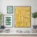 Yellow Ochre Scandinavian Art, Watercolour Poster, Contemporary Home ...