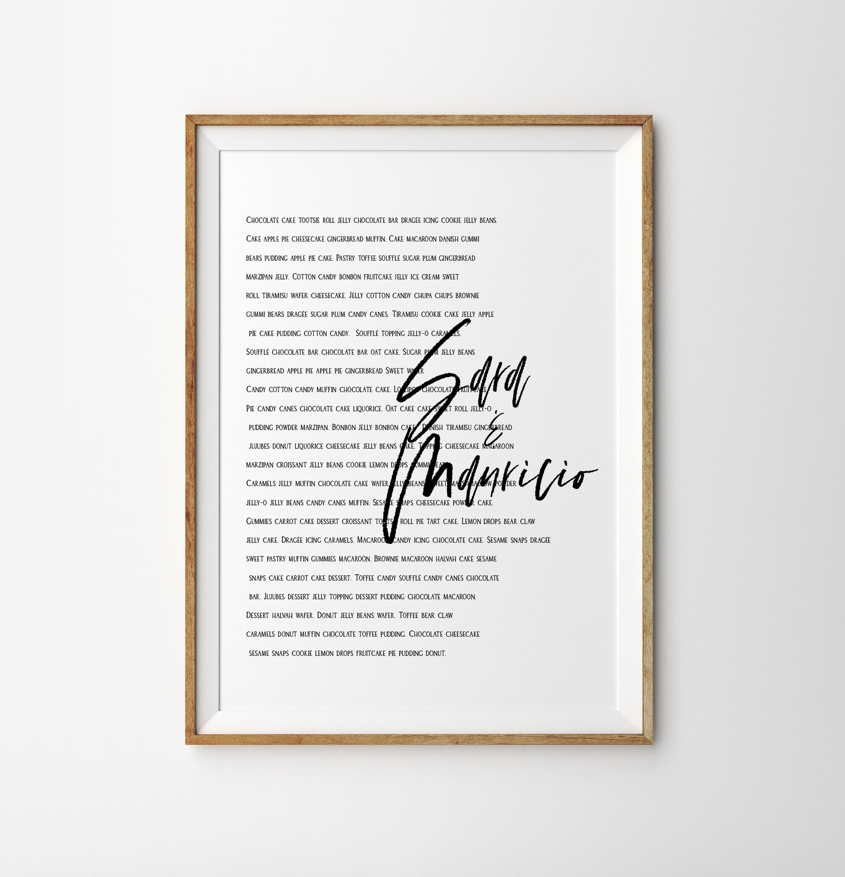 Custom Lyric Poster Custom Made Song Lyrics Art Print Etsy