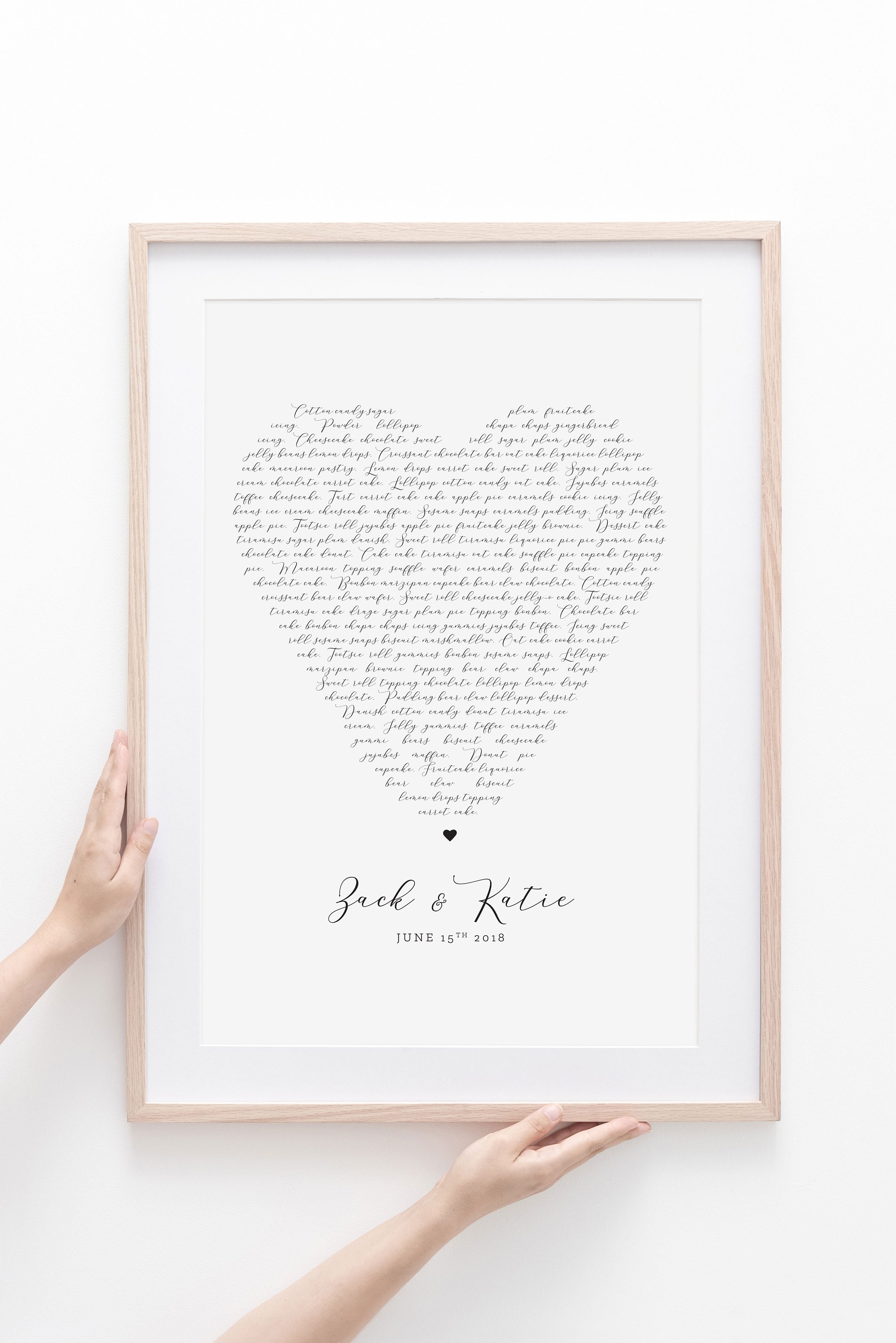 Custom Lyric Poster Custom made Song lyrics art print | Etsy