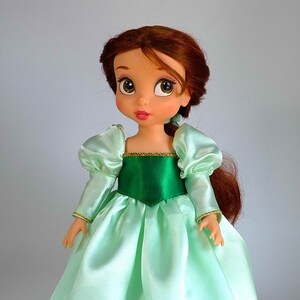 Green Dress/ Doll Clothes for Disney Animator Doll 16" (belle Dress ...