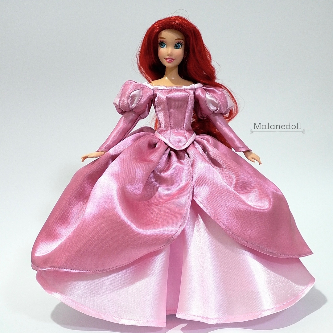 Ariel Inspired Dress #4(detail Puff Sleeve) Fits 11.5 Inches or 17 ...