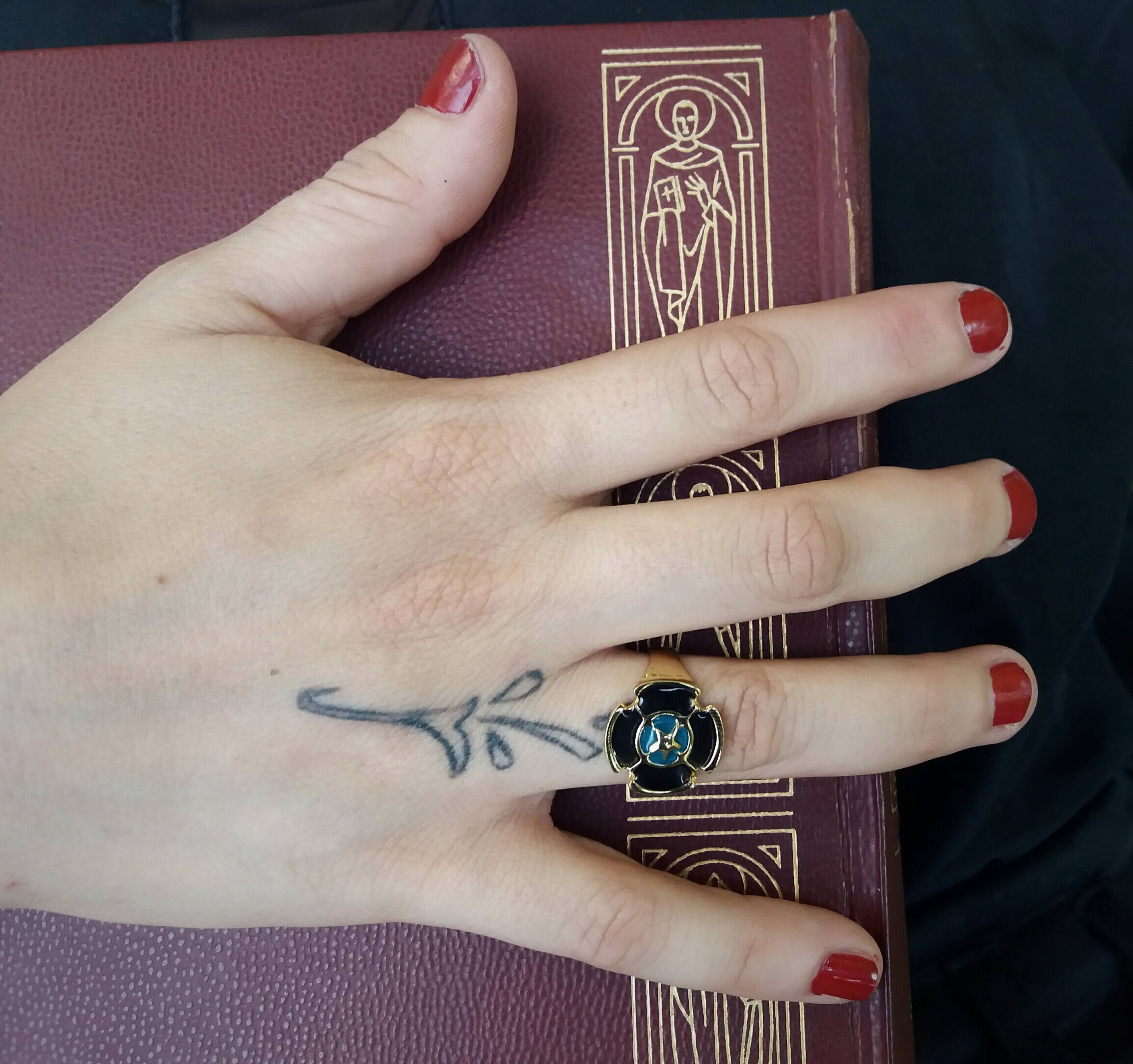 Heli Gold Signet Ring Helicopter Gold Signet Ring Enamel - Etsy UK