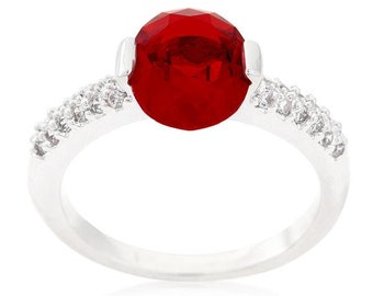 Ruby engagement ring | Etsy