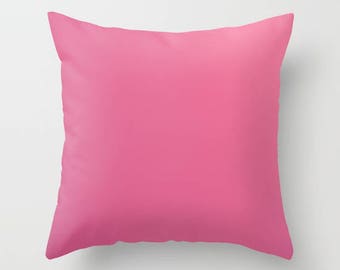 Hot pink pillow | Etsy
