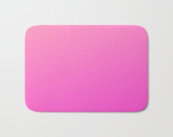 Hot Pink Bathroom Mat - Etsy