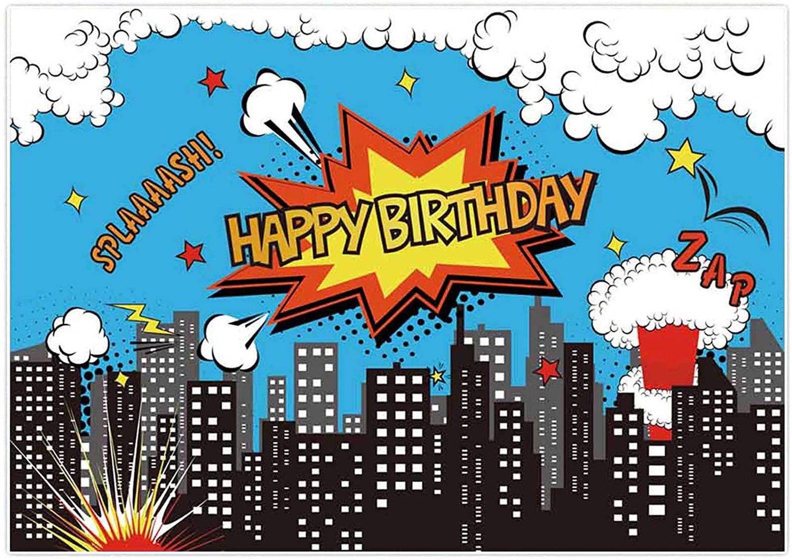 Super Hero Backdrop Birthday Backdrop Spider Man Bat | Etsy