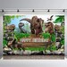 7x5ft Dinosaur Theme Backdrop Jungle Park Boys Kids Birthday Party ...