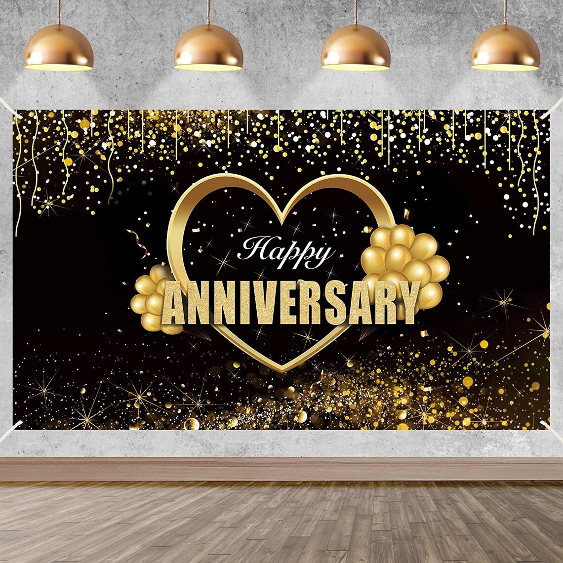 Happy Anniversary Backdrop - Etsy