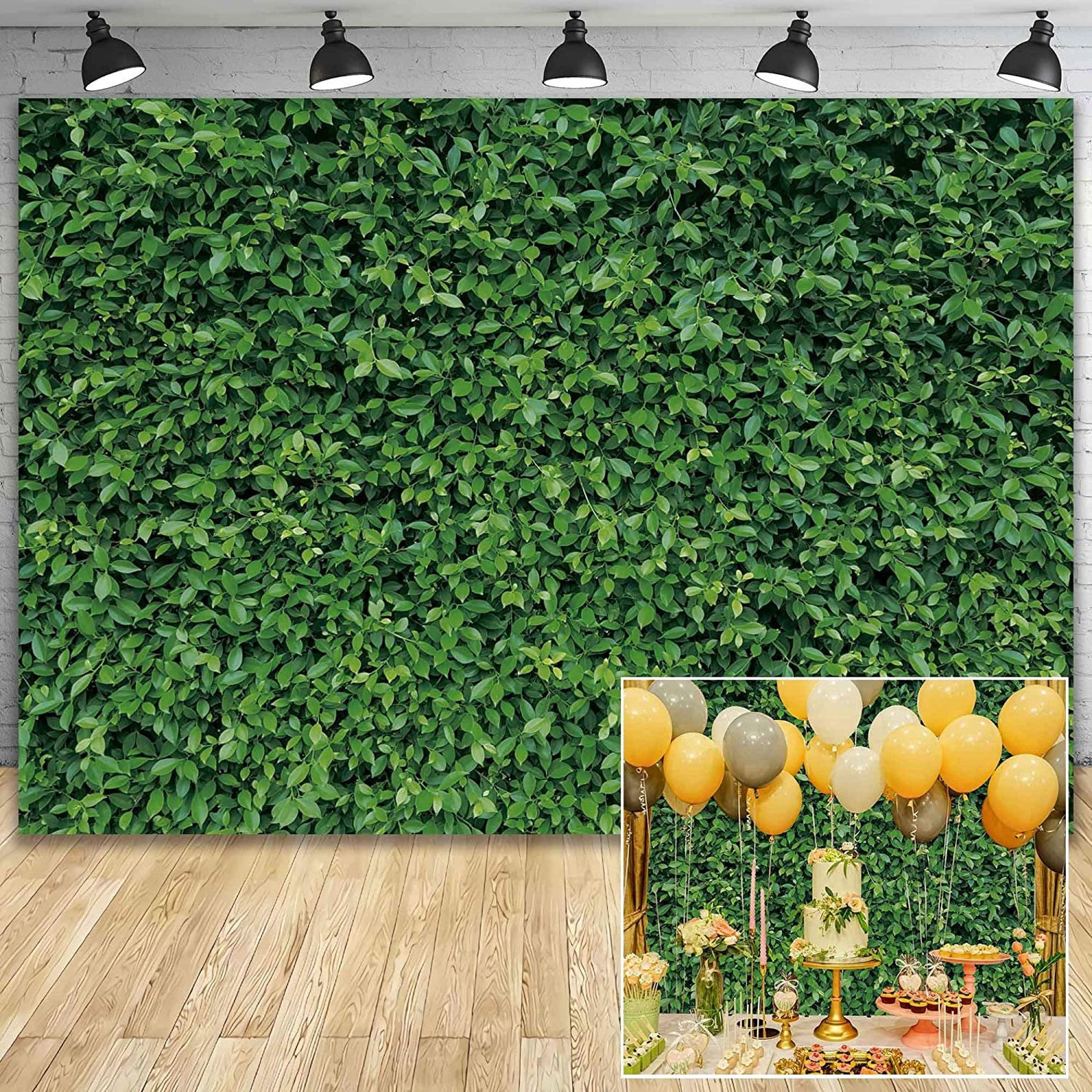 Greenery Backdrop Photo Backdrop Wedding Decor Party - Etsy
