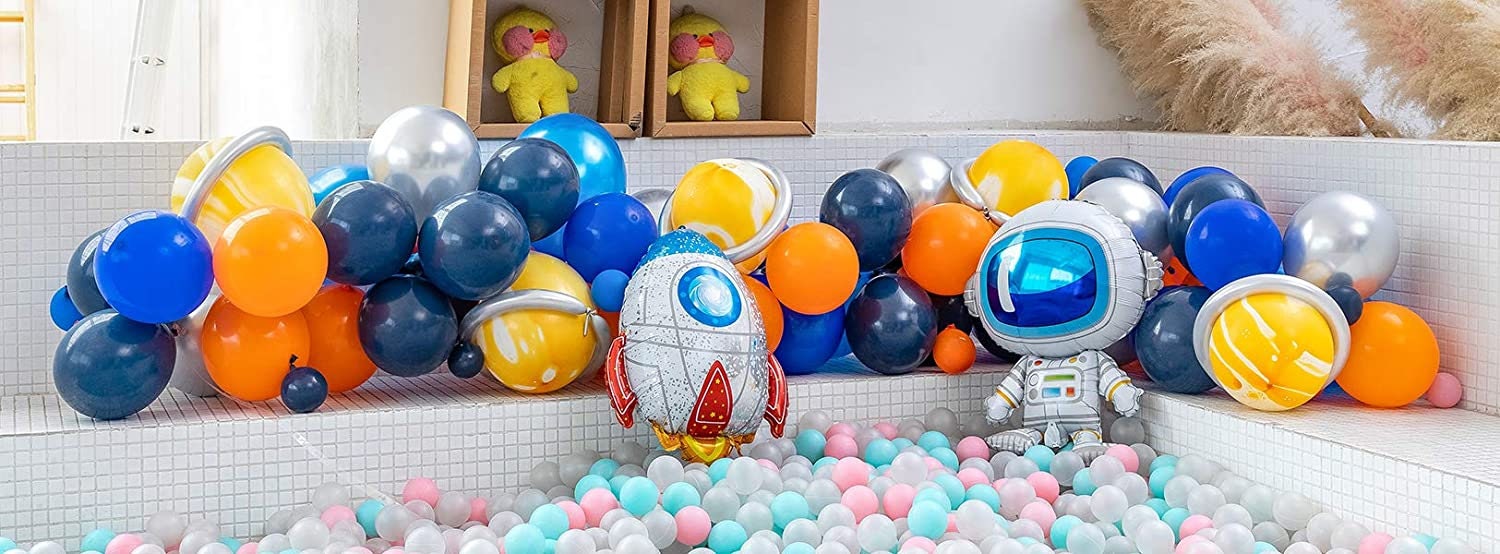 Outer Space Party Balloons Outer Space Party Rocket - Etsy