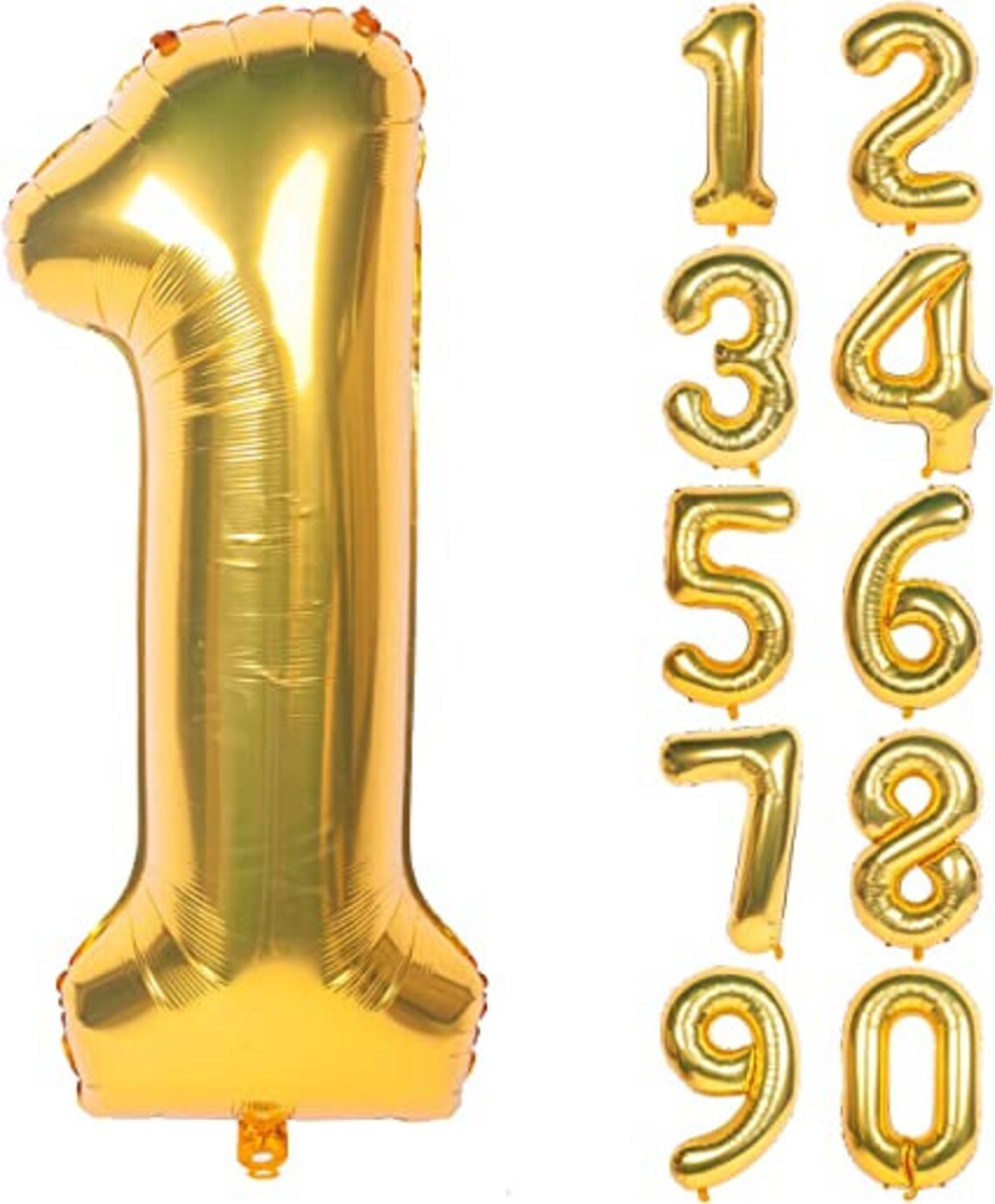 Number Balloons Foil Number Balloons - Etsy