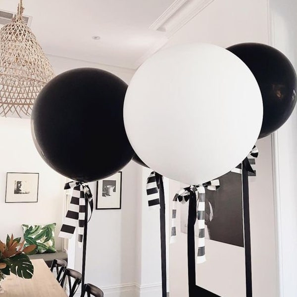 Large White Balloons - Etsy