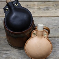 PDF Pattern: Leather Costrel/flask/bottle. Files to Cut by Hand or With ...