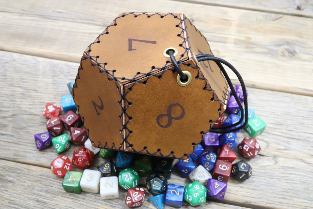 PDF Pattern: Leather D12 Dice Bag. Files to Cut by Hand or With a Laser ...