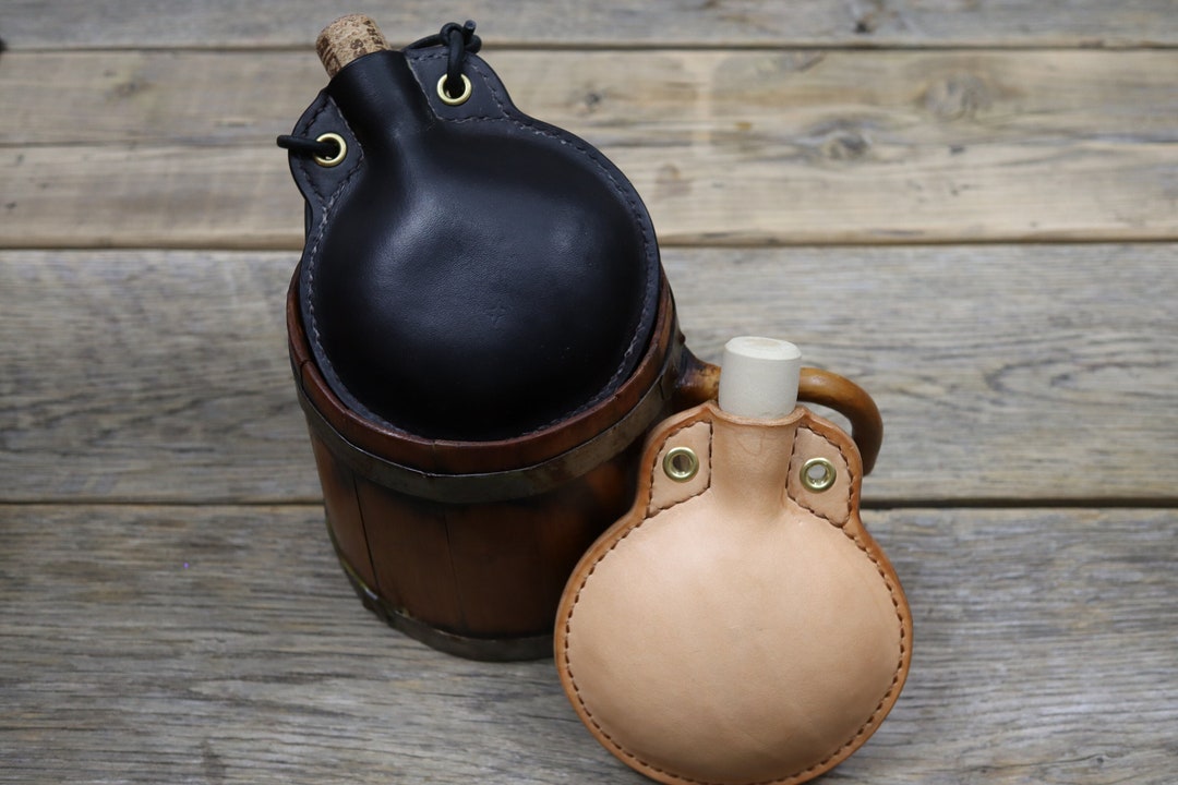 PDF Pattern: Leather Costrel/flask/bottle. Files to Cut by Hand or With ...