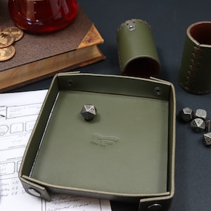 PDF Pattern: Dice Scroll - Modular Rollable Dice Tray With Two Dice ...