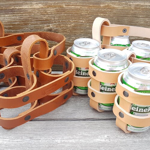 PDF Leather Pattern Leather Beer Holder - Etsy