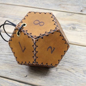 PDF Pattern: Leather D12 Dice Bag. Files to Cut by Hand or With a Laser ...