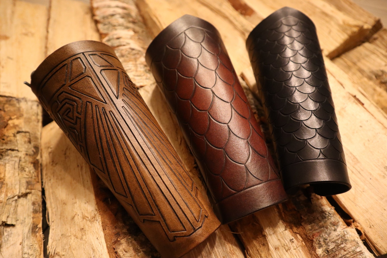 PDF Pattern: Leather Bracer/vambracer in Two Styles, With Two Scale ...