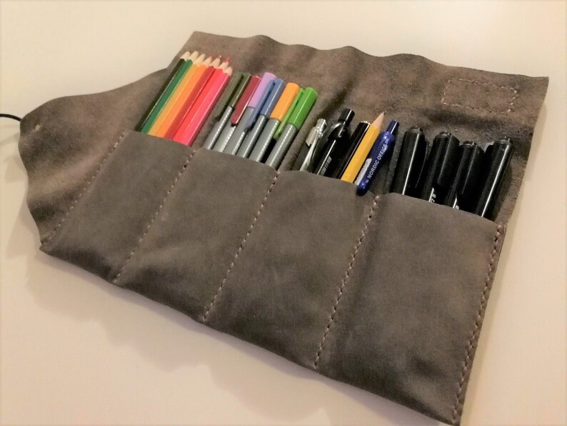 PDF Pattern: Leather Pen Roll With Six Variations of Closing - Etsy