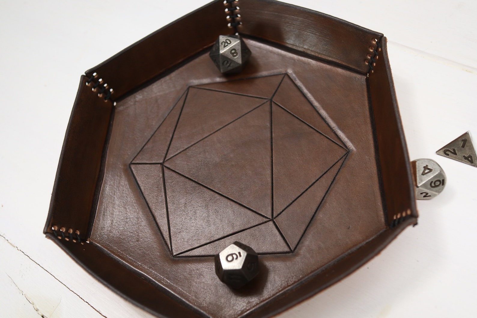 PDF Pattern: Hexagonal and Pentagonal Dice Trays With D20 and - Etsy