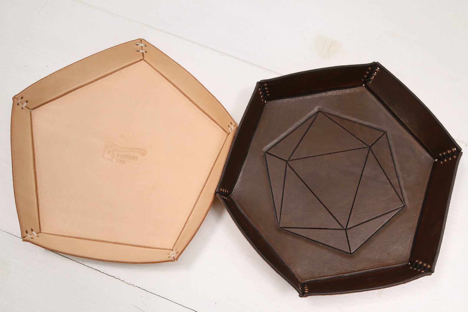 PDF Pattern: Hexagonal and Pentagonal Dice Trays With D20 and - Etsy