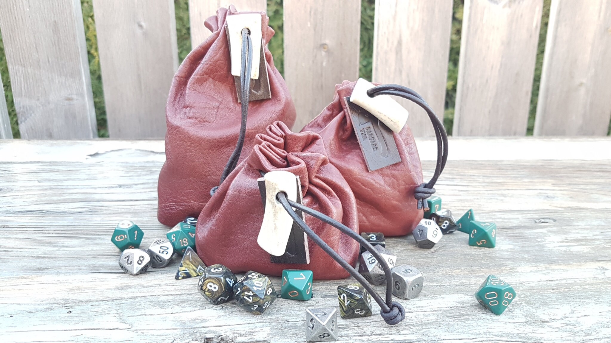 PDF Pattern: Leather Pouch (three Sizes!) for Bushcraft, Dice, Coins ...