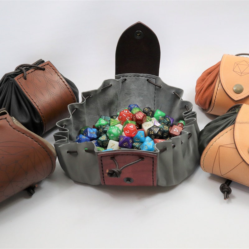 Leather Dice Pouch Pattern - Etsy