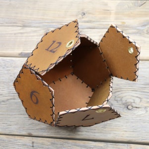 PDF Pattern: Leather D12 Dice Bag. Files to Cut by Hand or With a Laser ...