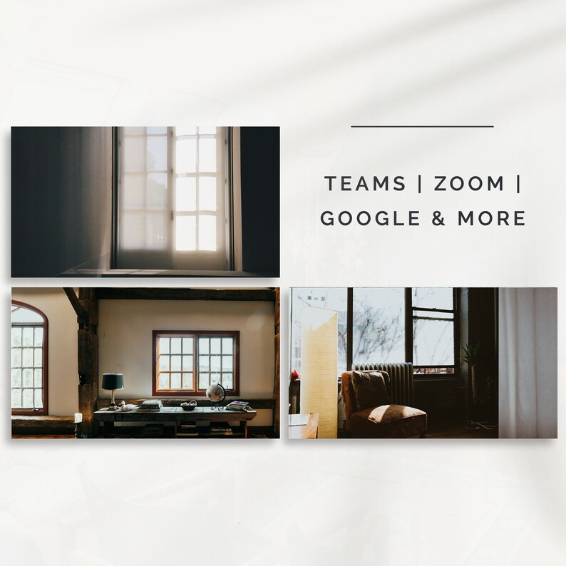 Window Backgrounds for Virtual Meetings, Zoom Window Backgrounds, Teams ...