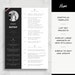 Creative Professional Resume Template for Freelancers Split Resume ...